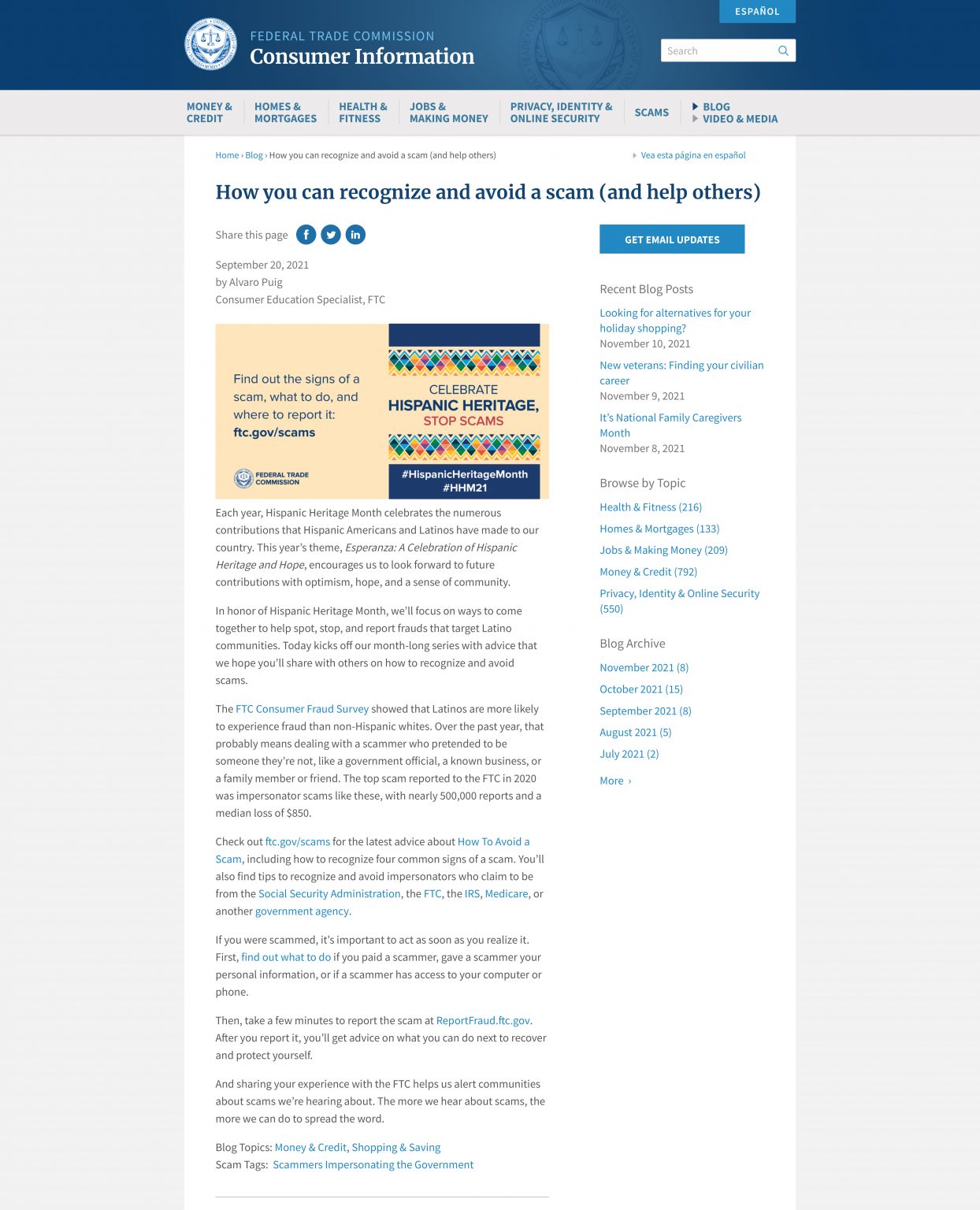 International Fraud Awareness Week - Canfield Police Department